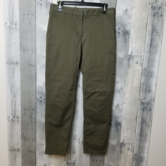 GAP | Pants & Jumpsuits | Khakis By Gap Broken In Straight Olive Green ...